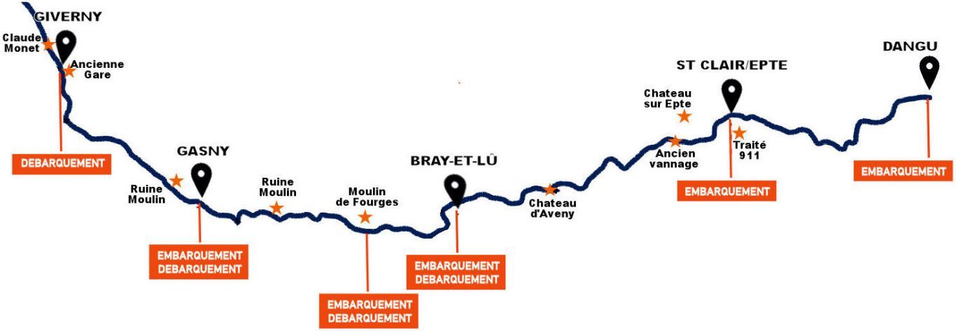 La descente de l'Epte en canoë-kayak, entre Normandie et Île-de-France